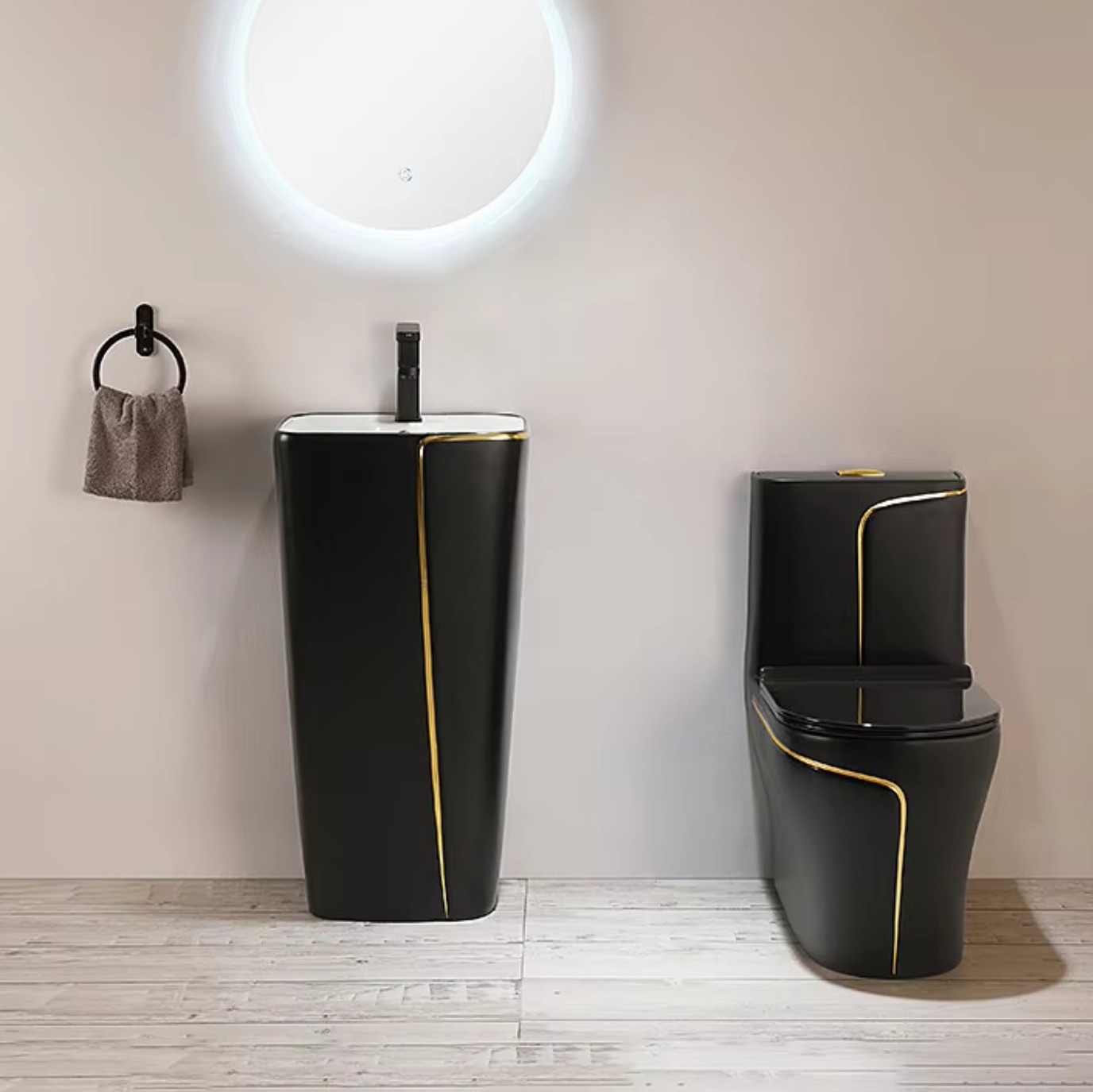 Matte Double Flush Single Suite Commode Toilet Floor Mounted WC Water ...